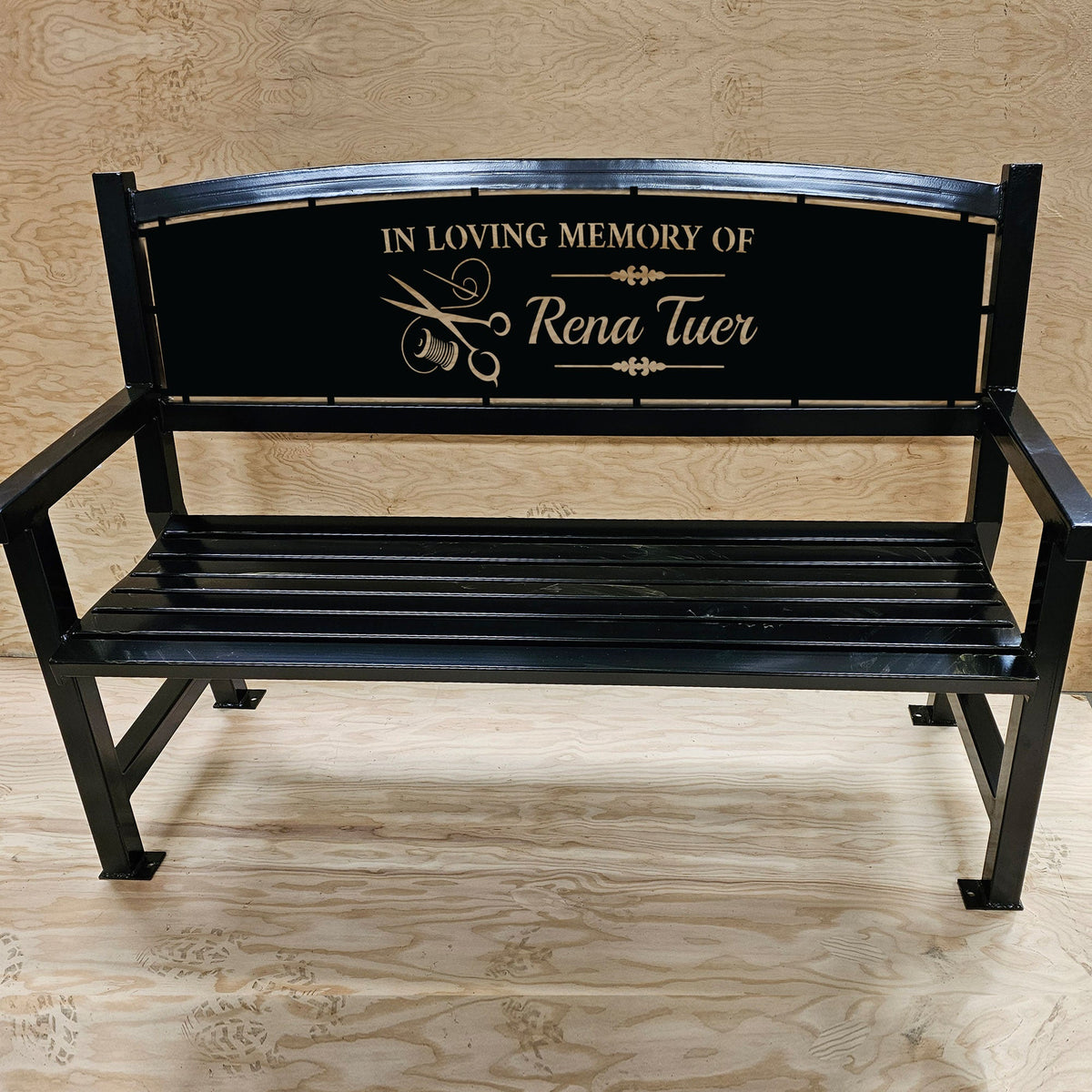 Personalized Memorial Benches Engraved | Made In Canada Ontario ...