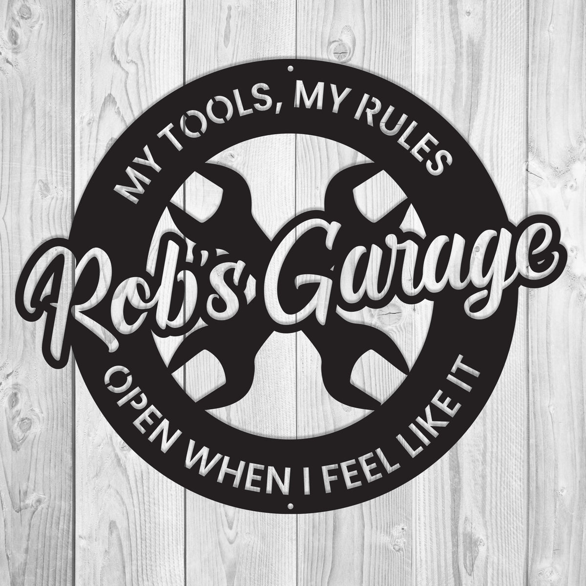 Custom Garage Signs | Personalized Front Garage Wall Décor – PracticalArt
