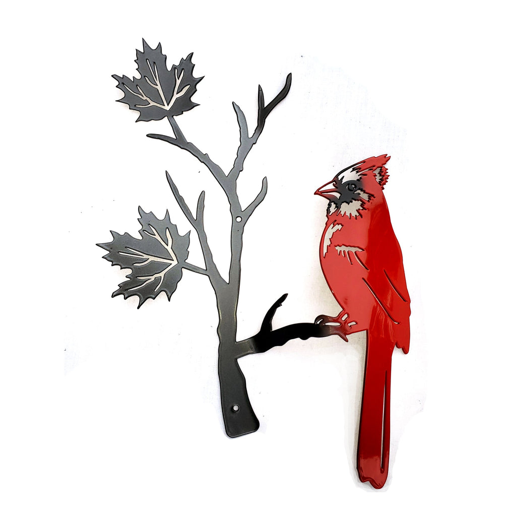 Red Cardinal Metal Art Garden Wall Decor – PracticalArt