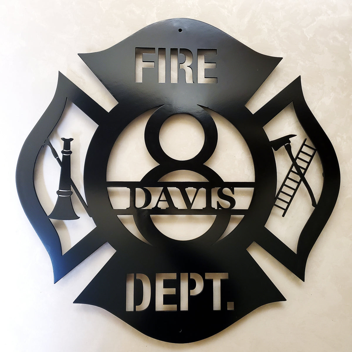 Custom Firefighter name and number | Gift Items – PracticalArt