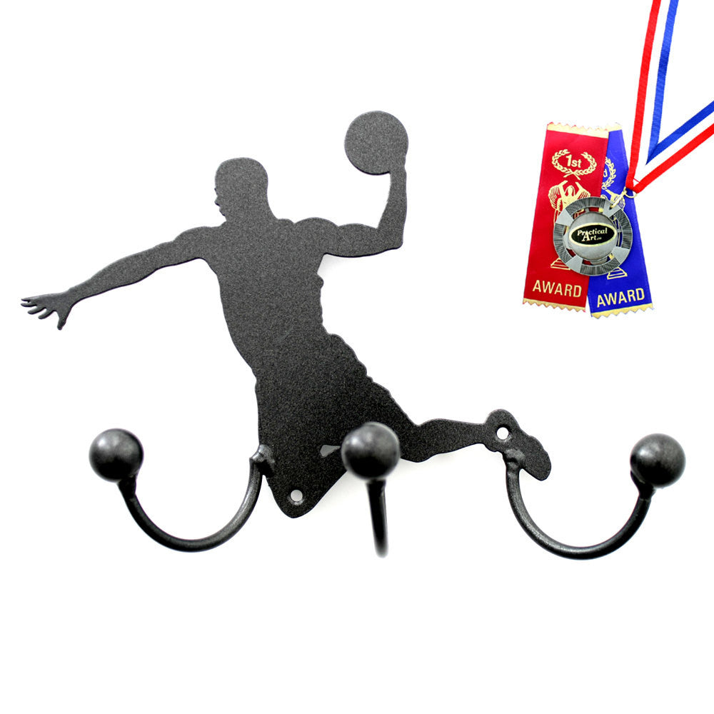 Basketball Decor: Wall-mounted Metal Art Award Hook Slam Dunk W/ Hooks ...