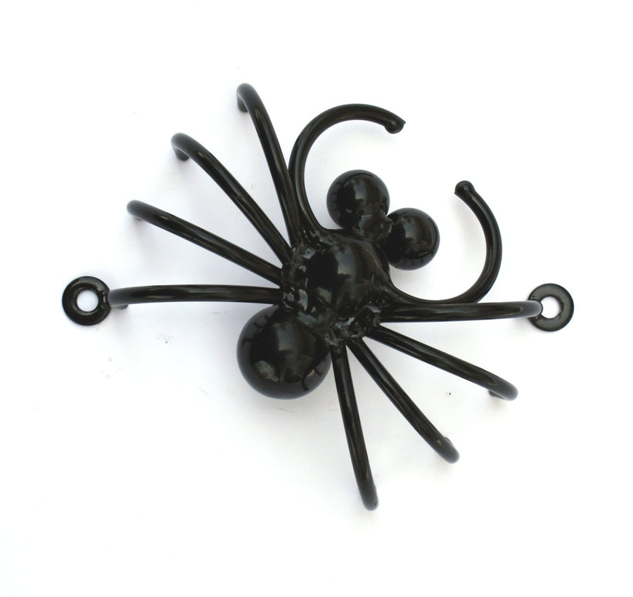 Metal Spider Home Decor Yard Art Garden Halloween Decoration Large Bla ...
