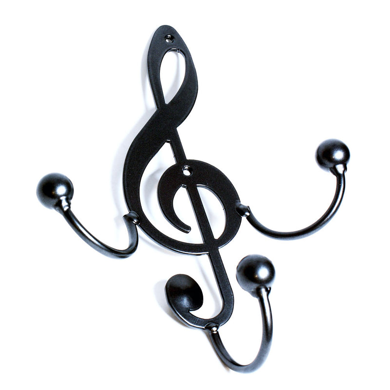 Music Note: Treble Clef Metal Art Hook: Buy Wall-mounted Musical Notes ...